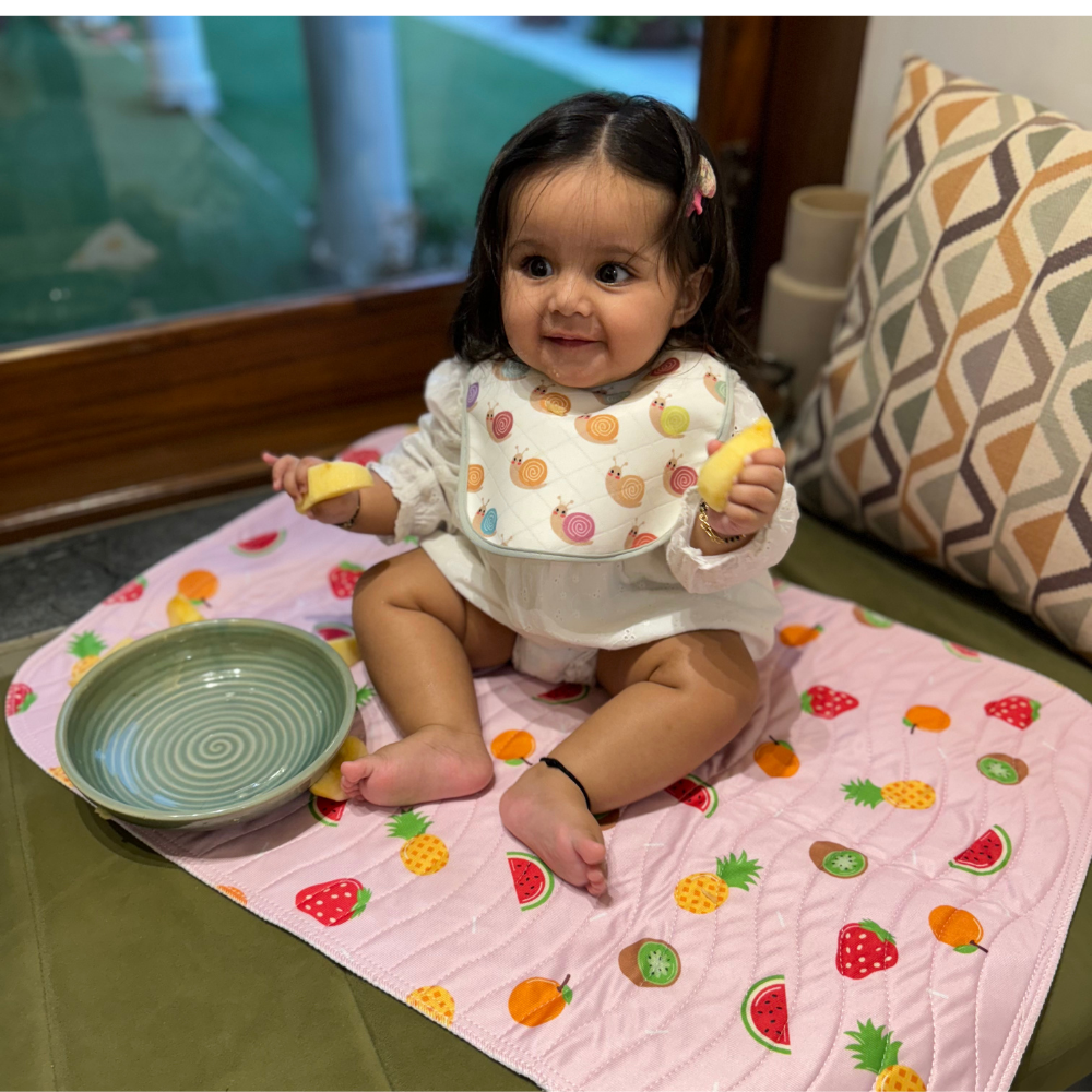 Fruit Print Premium Matty: Fun & Comfy Baby Essentials – Happy Matty