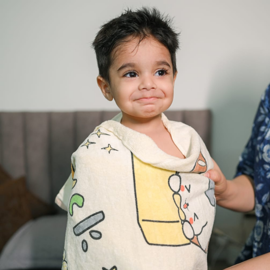 Buy Super Soft Baby Bath Towels at Best Price | Happy Matty Store